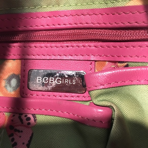 BCBGirls | Bags | Bcbgirls Pink Stud Handbag | Poshmark